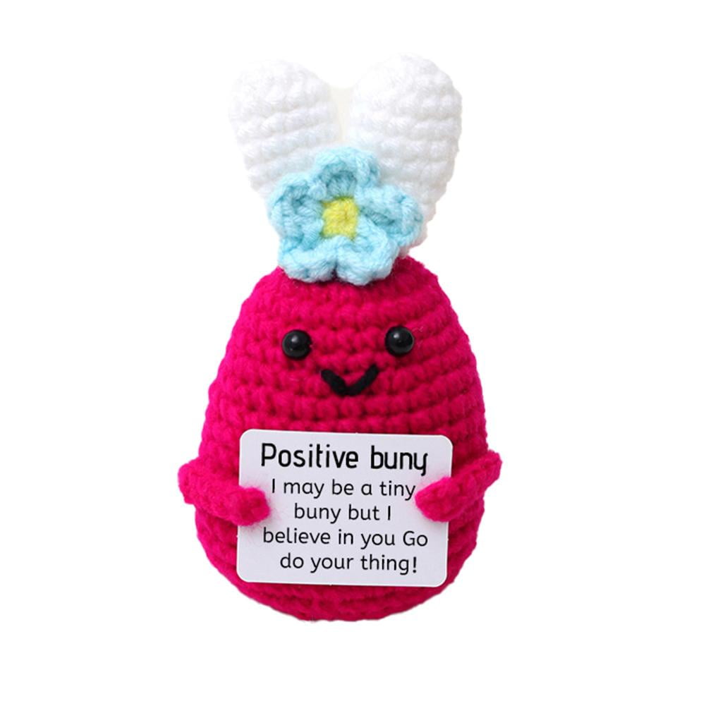 YSABOXS Mini Funny Positive Chicks,Crochet Positive Chick Easter Gifts ...