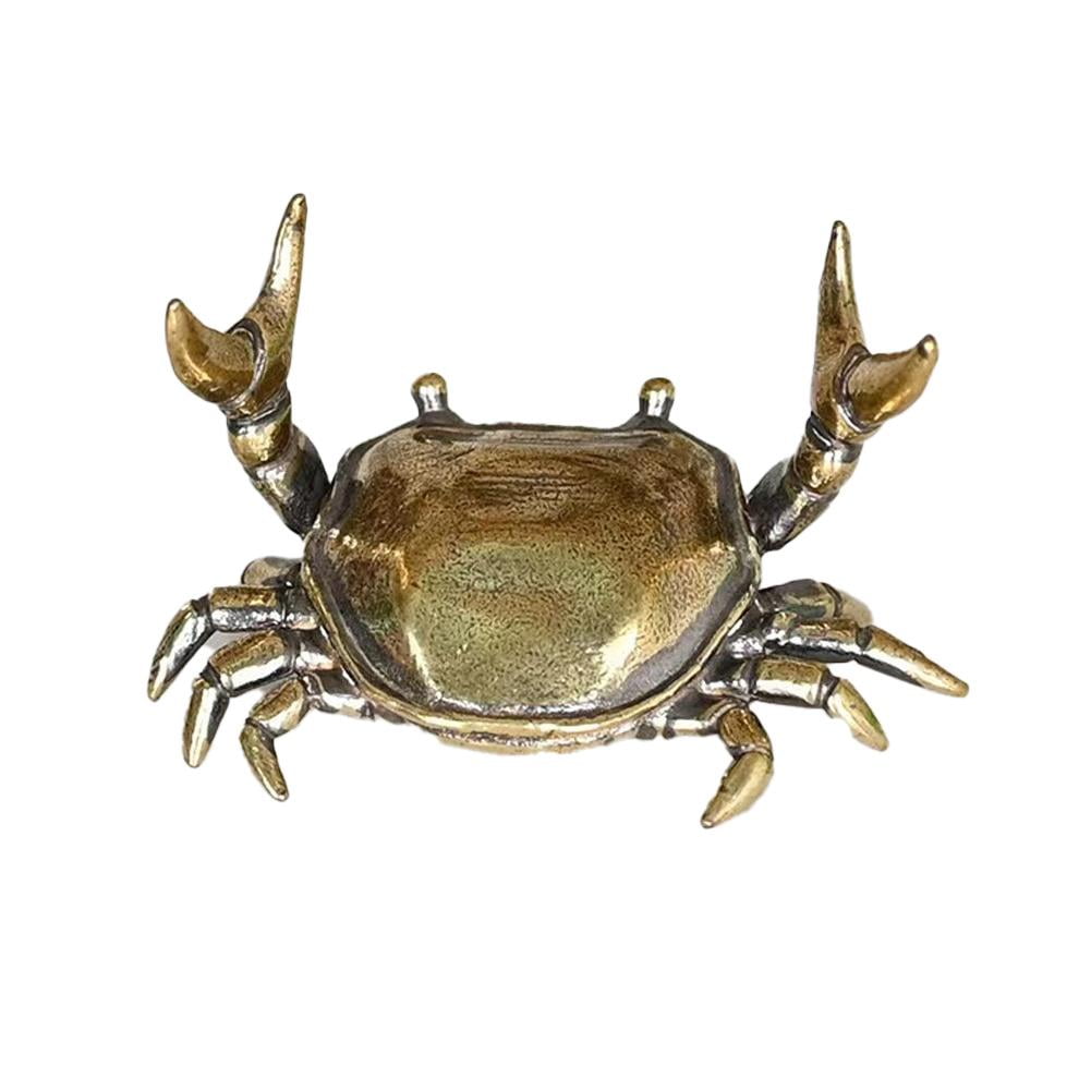 YSABOXS Powerful Crab Ornaments Feng Shui Crab Statues Weightlifting ...