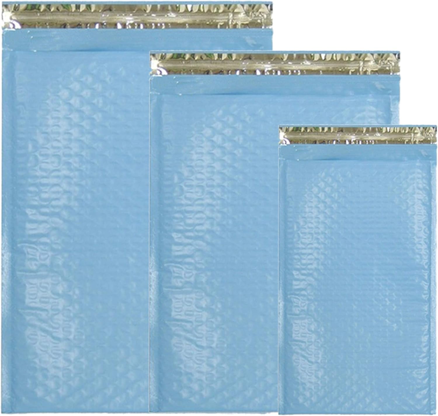 YSECTL 30 Assorted, 4x8, 6x10, 8x12 Inch Colored Bubble Mailers, All 3 ...