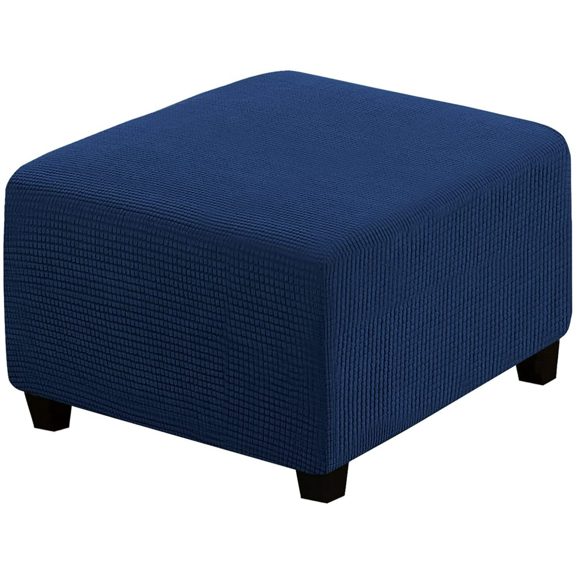 YSH Square Ottoman Covers Ottoman Slipcovers Folding Storage Stool ...