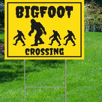 YSH4022 Bigfoot Big Foot Littles Crossing Waterproof Plastic Outdoor ...