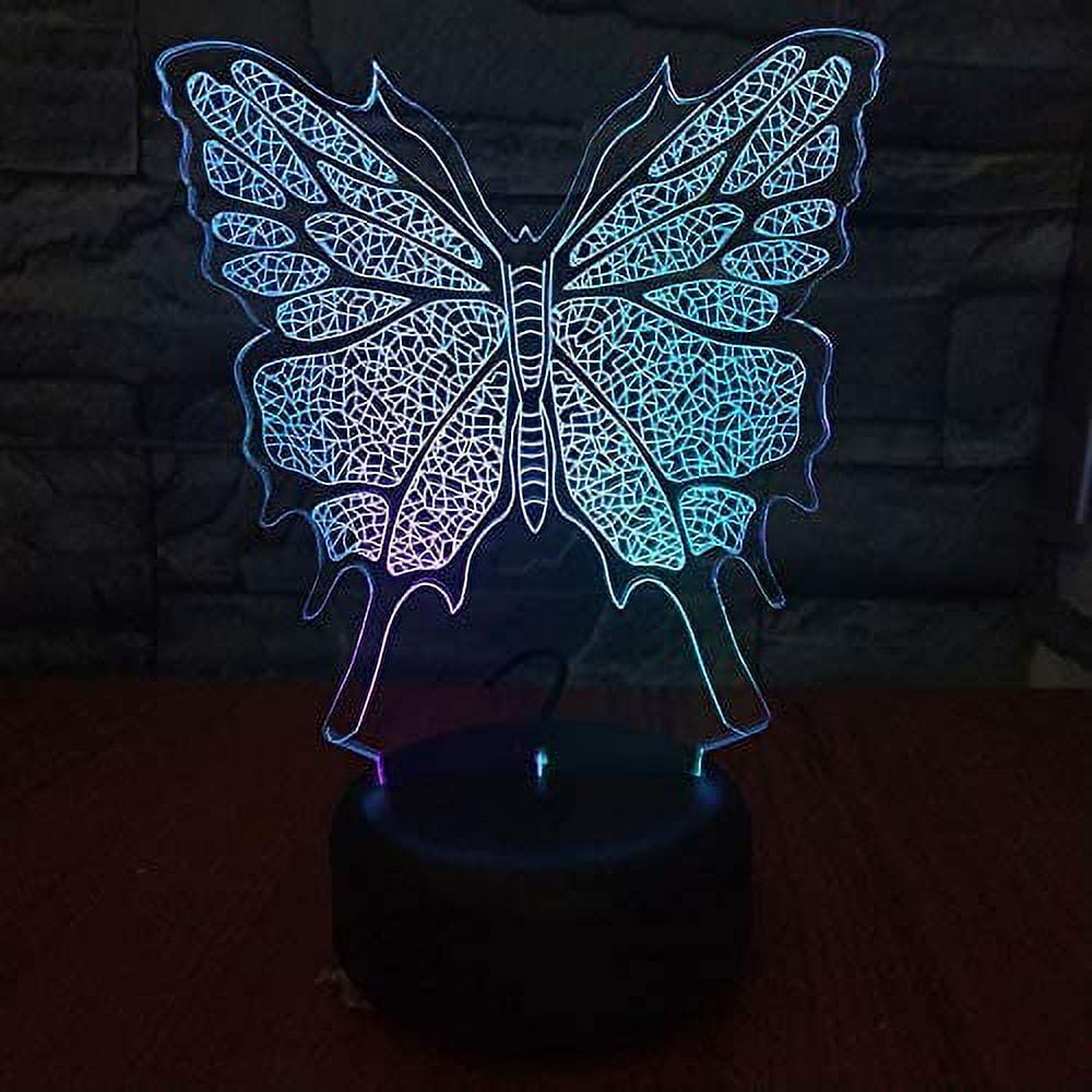YSITIAN 3D Optical Illusion Lamp Night Light Led Kids Beautiful Animal ...