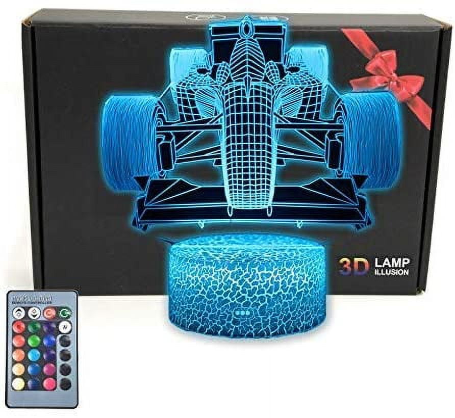 YSITIAN Best Sports Formula F1 Race Car Roadster 3D Illusion Lamp Decor ...