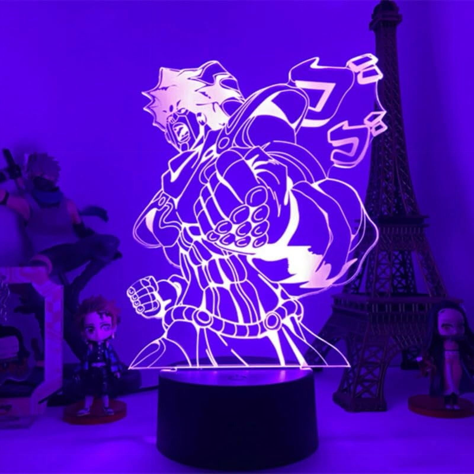 YSITIANNA Anime 3D Night Light 16 Colors Changing Touch & Remote ...