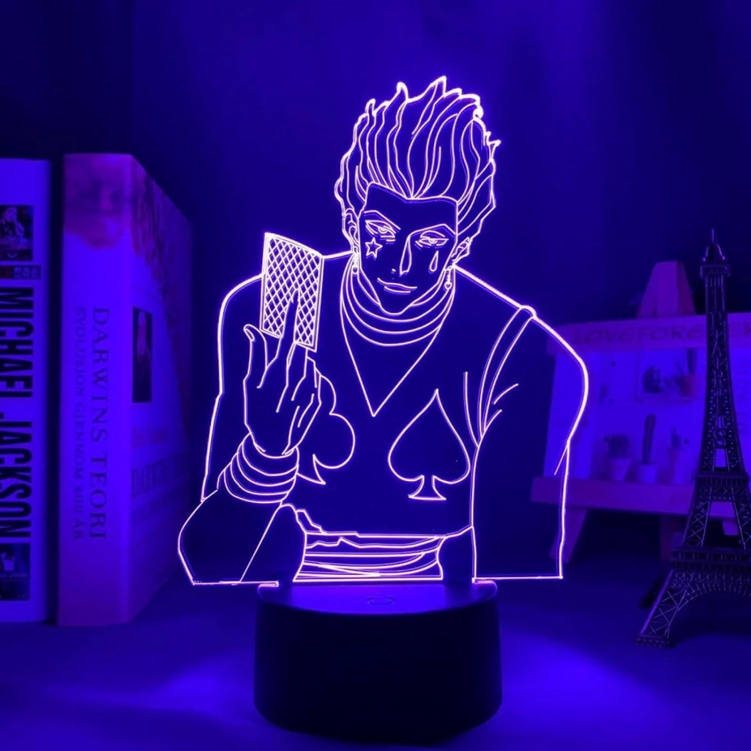 YSITIANNA Anime Hunter X Hunter Hisoka 3D LED Light for Bedroom Decor ...
