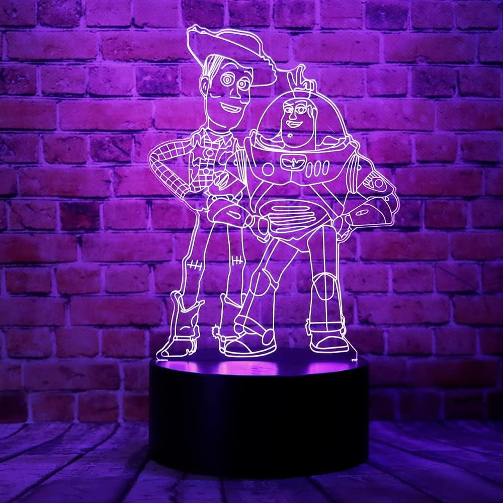 YSITIANNA Cute Toy Story Sheriff Woody and Buzz Lightyear Anime Figure ...