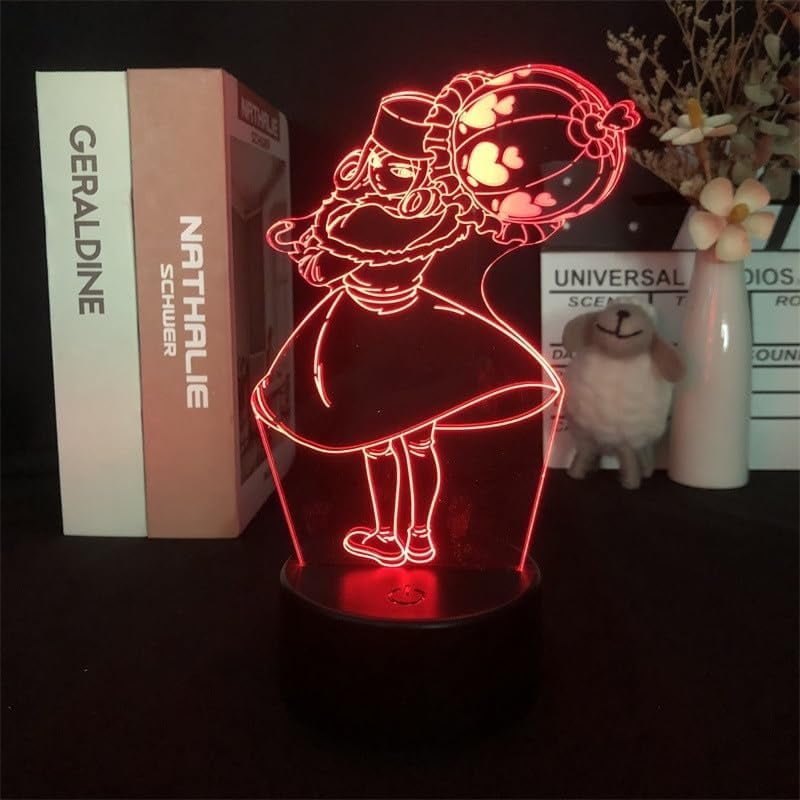 YSITIANNA Fairy Tail Anime 3D Night Light 16 Colors Changing Touch ...