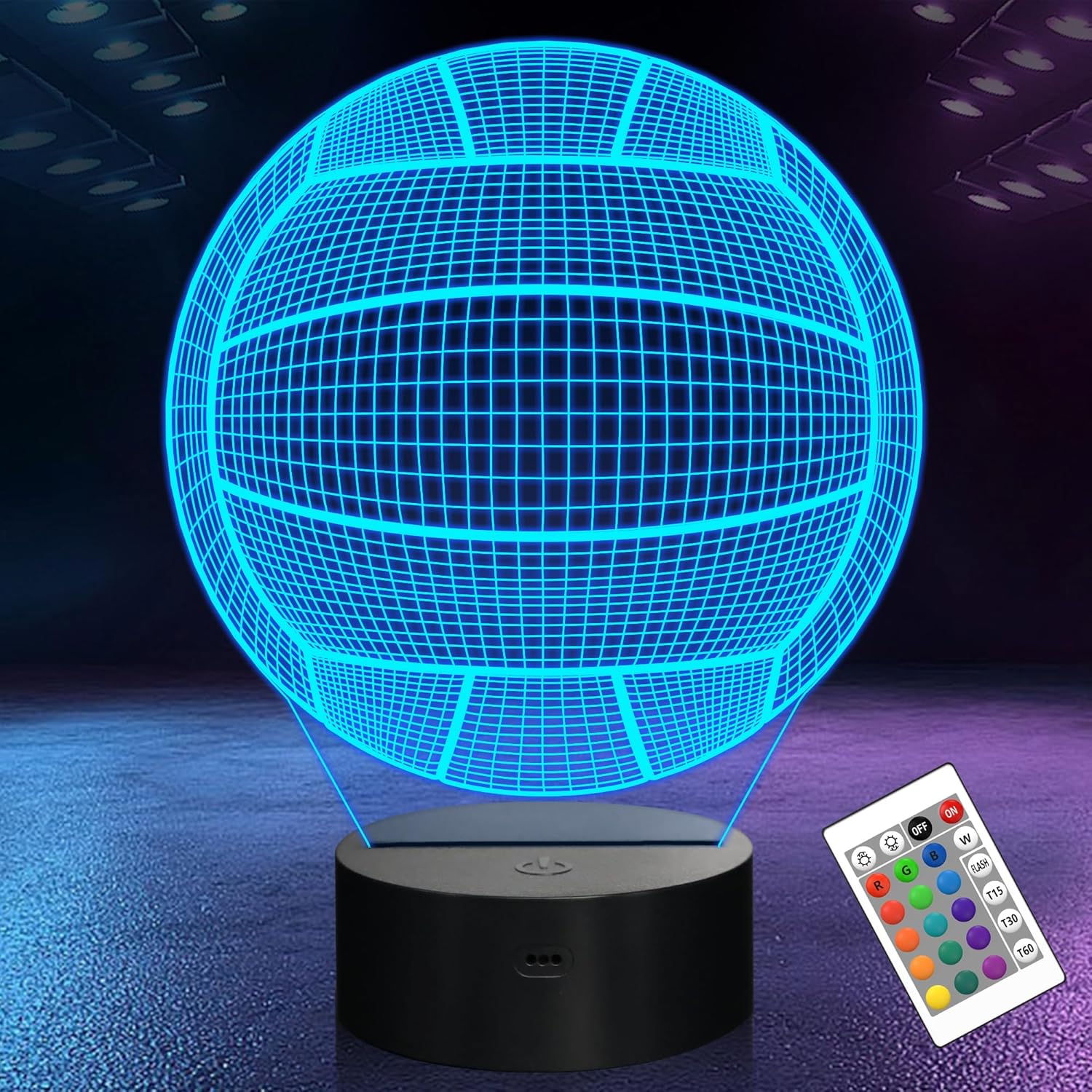 YSITIANNA Volleyball Gifts for Boys, 3D Volleyball Lamp, Volleyball ...