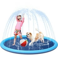 Richgv Elephant Theme Inflatable Sprinkler Play Mat, 82.7'' Kids ...