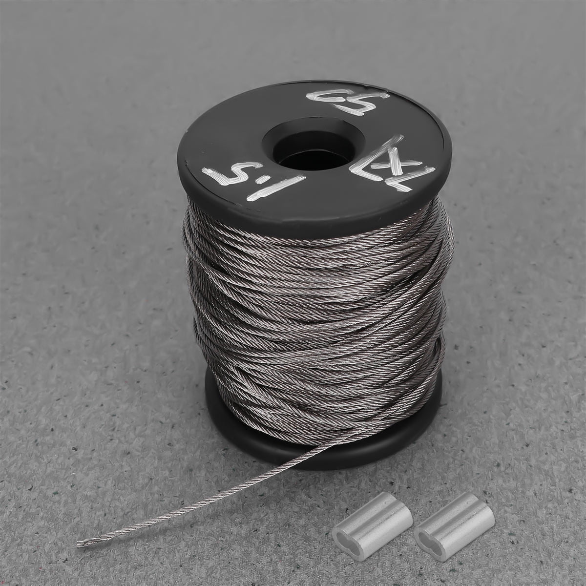 YSNOOWE 1 Set Heavy Duty Picture Frame Wire Rope 50M x 0.06In for ...