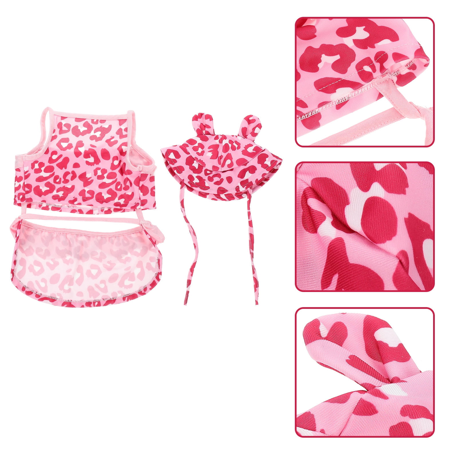 YSNOOWE 1 Set Pink Dog Swimsuit for Small Dogs Bikini Style Elastic ...