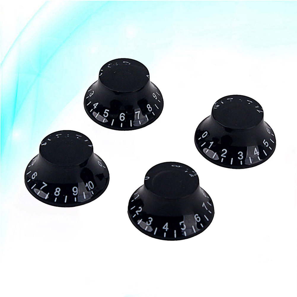 YSNOOWE 1 Set Round Plastic Guitar Knobs for Electric Guitar Volume ...