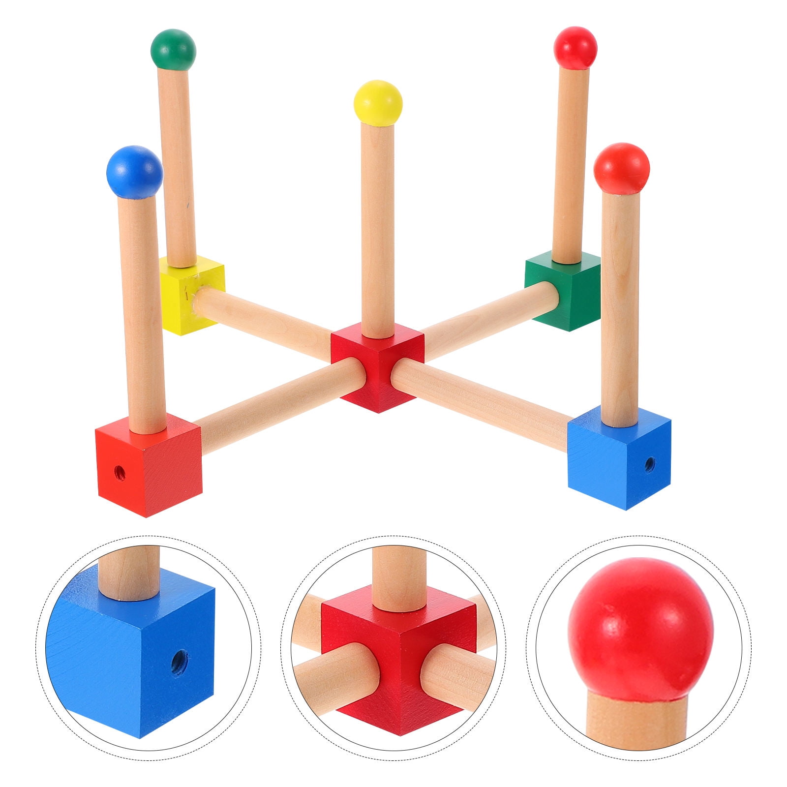 YSNOOWE 1 Set Toddler Garden Games Interactive Ring Toss Game Toy for Kids Hands-on Ability ...