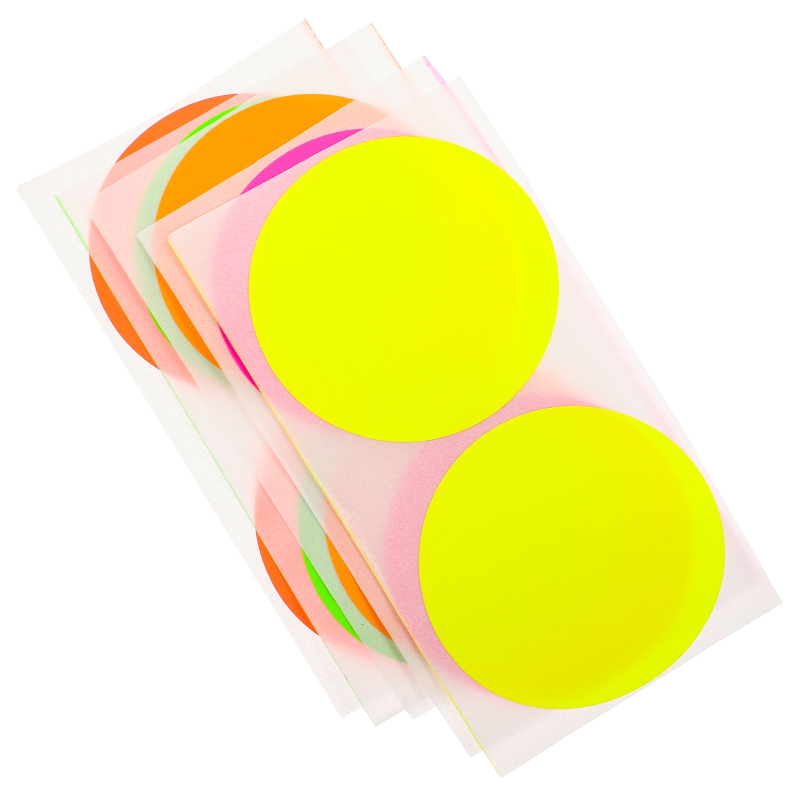 YSNOOWE 100 Pcs Round Sticky Labels for Color Coding and Labeling ...