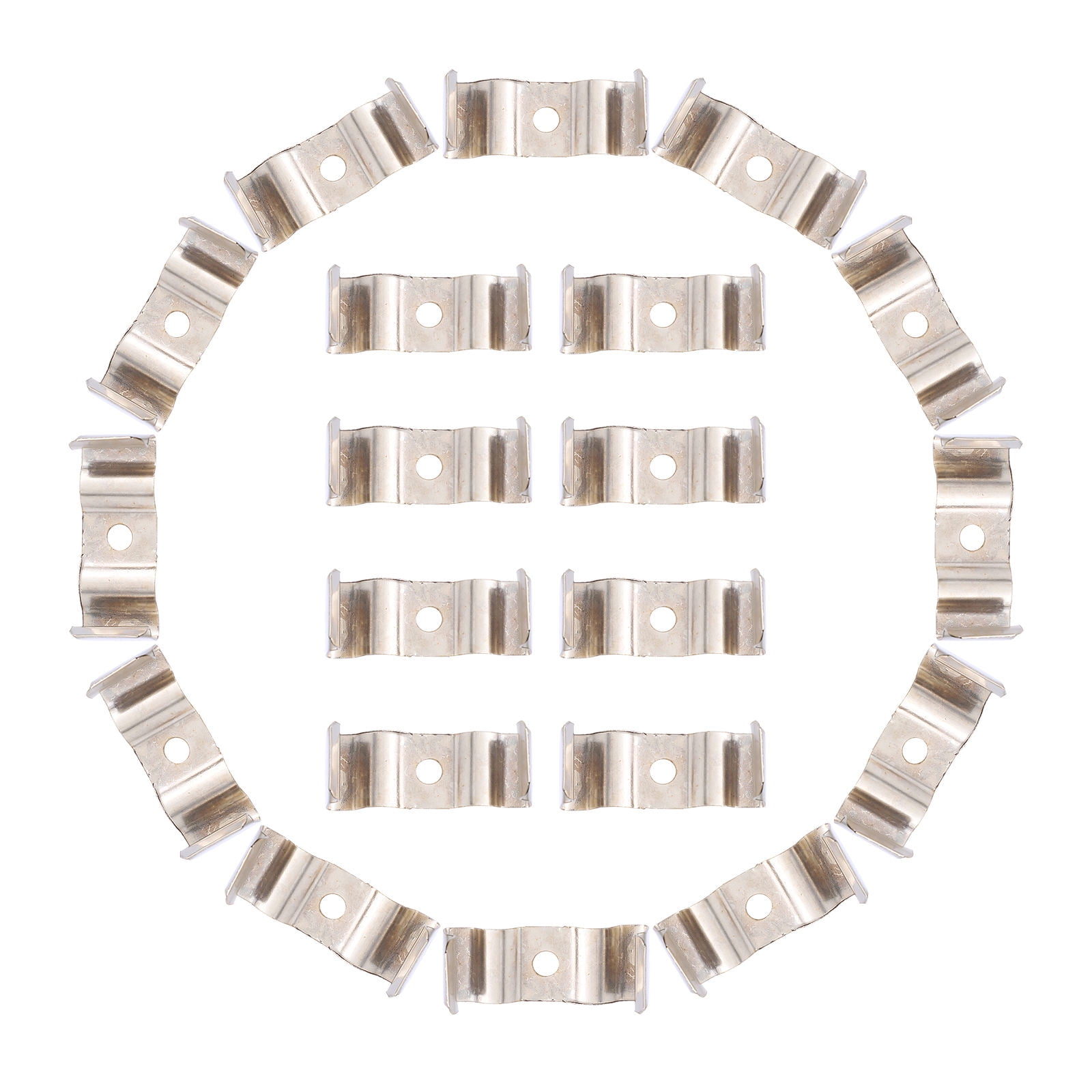 YSNOOWE 100Pcs Silver Manganese Steel Led Light Tube Clip For ...