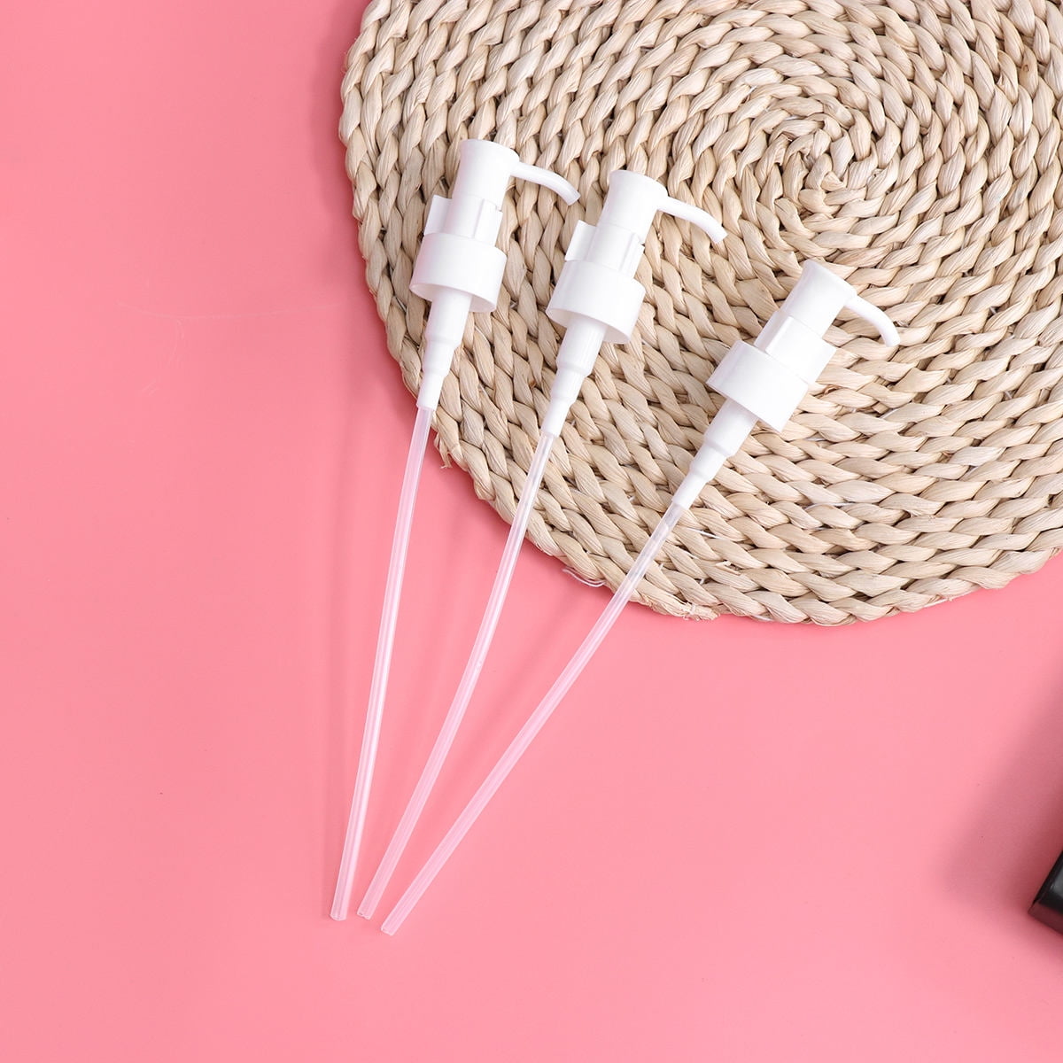 YSNOOWE 10Pack Plastic Oil Dispensers for 24mm Bottles White Round Pump ...