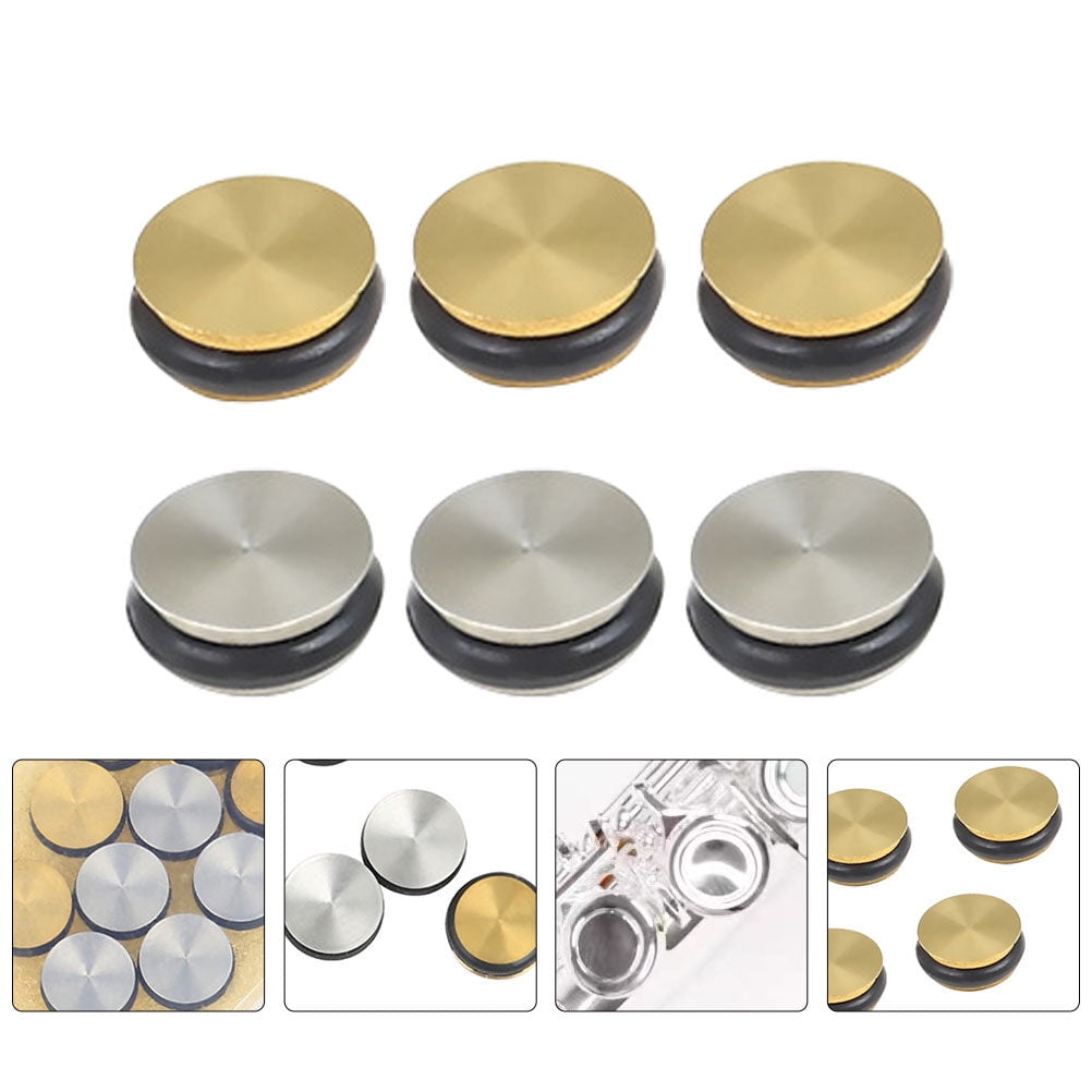 YSNOOWE 10Pcs Metal Flute Plugs for Flute Tone Hole Plugs in Gold ...