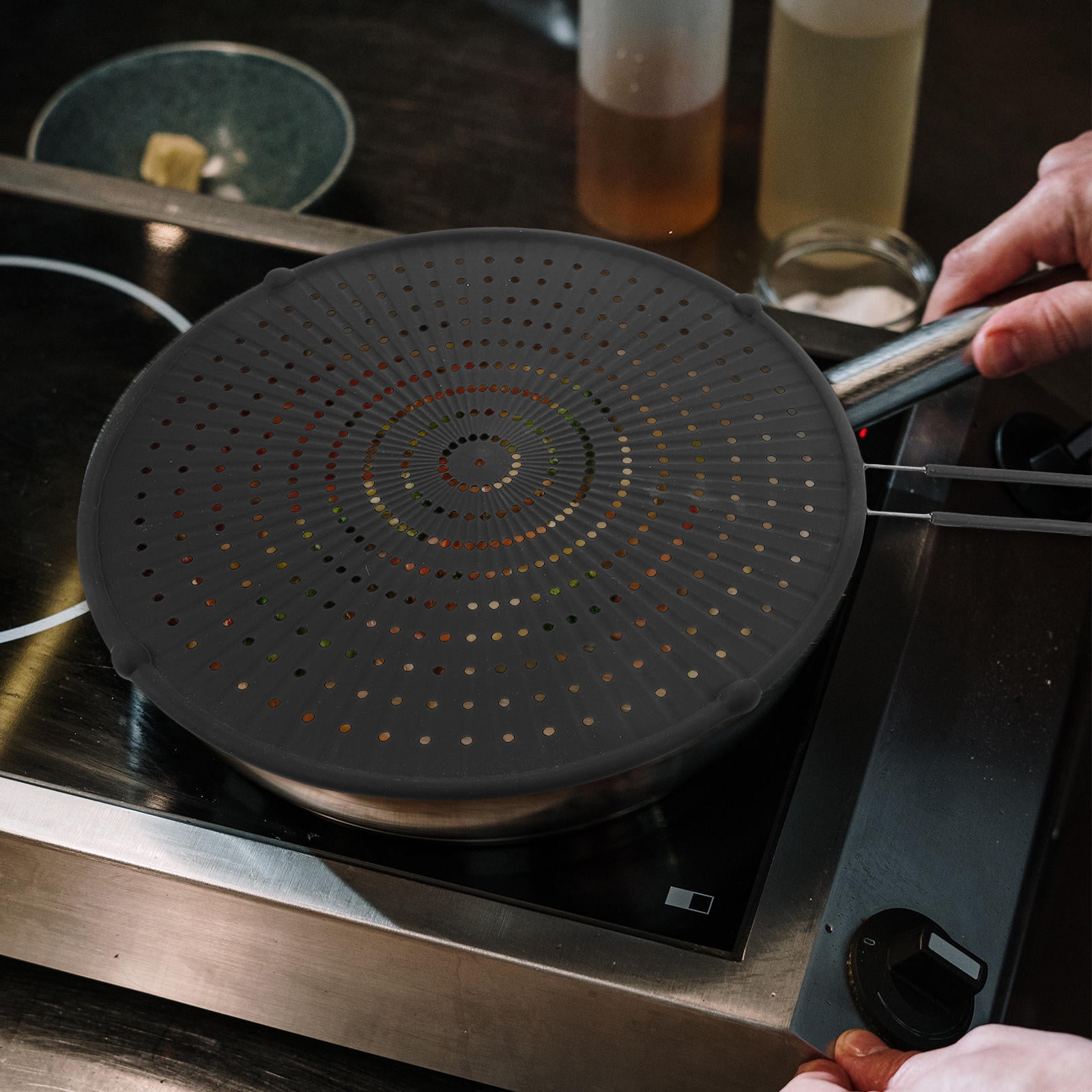 YSNOOWE 1Pack Pink Kitchen Oil Splatter Guard for Frying Foods with ...