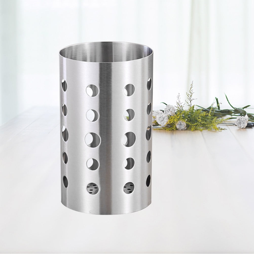 YSNOOWE 1Pack Tableware Holder Cylindrical 304 Stainless Steel Kitchen ...