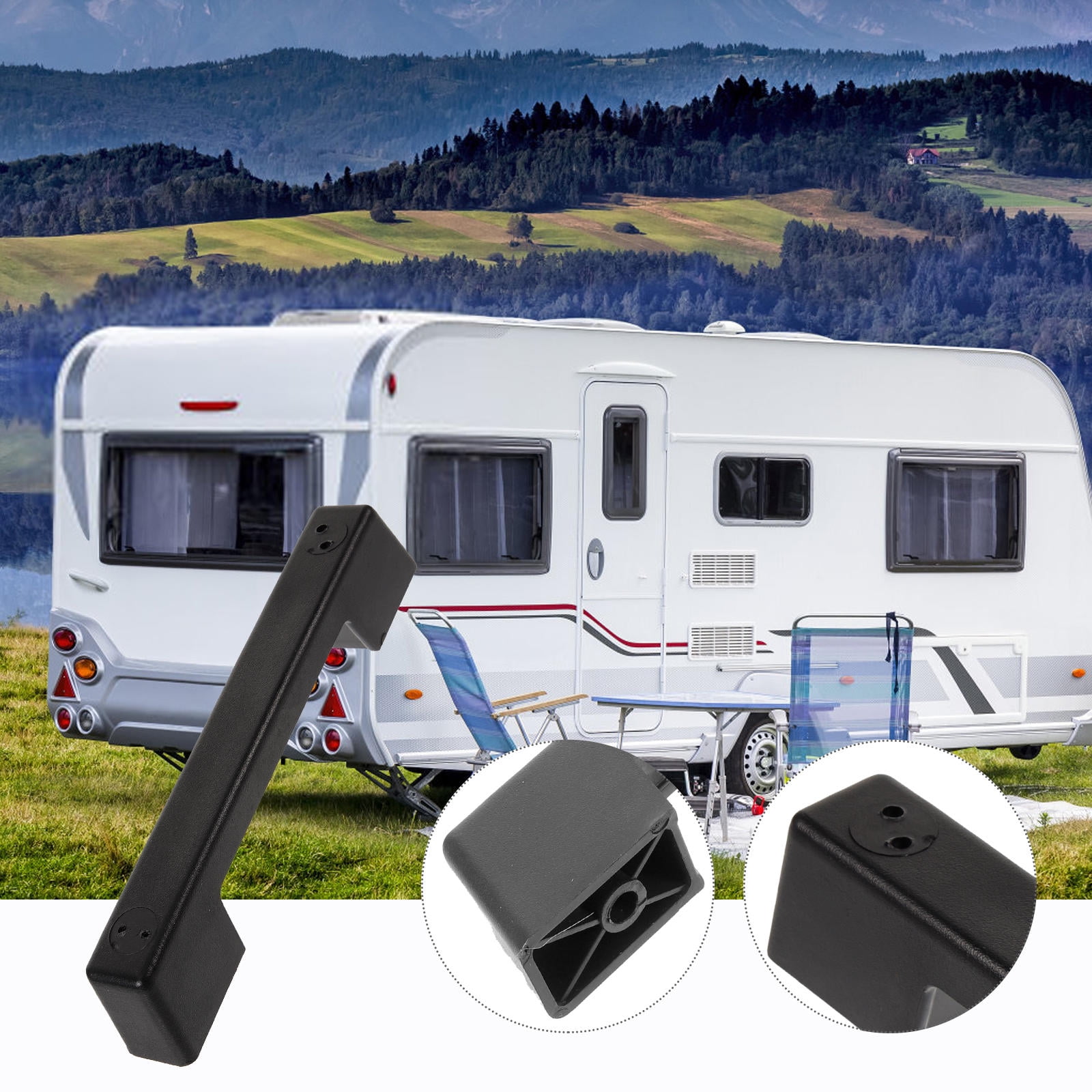 YSNOOWE 1Pcs Black Rv Grab Assist Handle for General Users and Multi ...