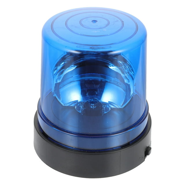 YSNOOWE 1Pcs Blue Plastic Siren Light Toy for Children with Flashing and Rotating Functions ...