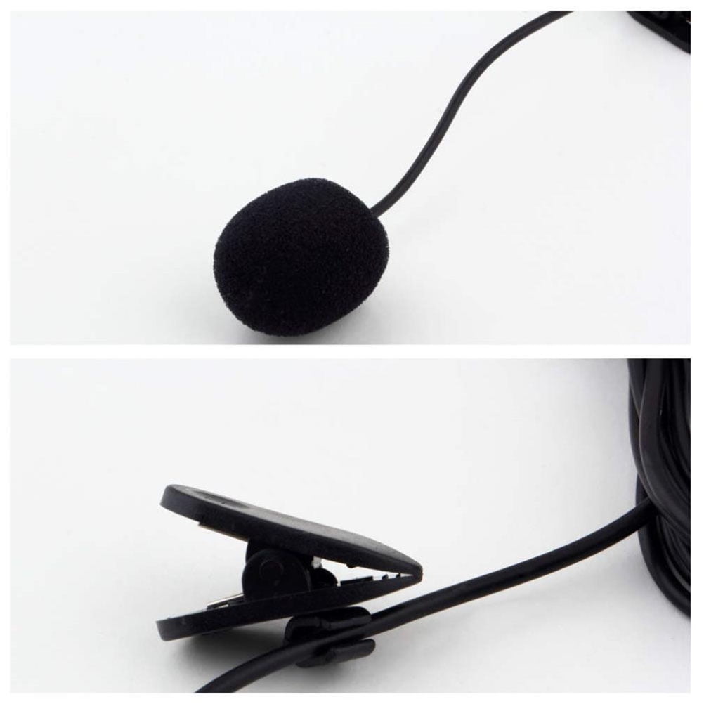 YSNOOWE 1Pcs Clip On Microphone Lapel Mini for Professors and Students ...