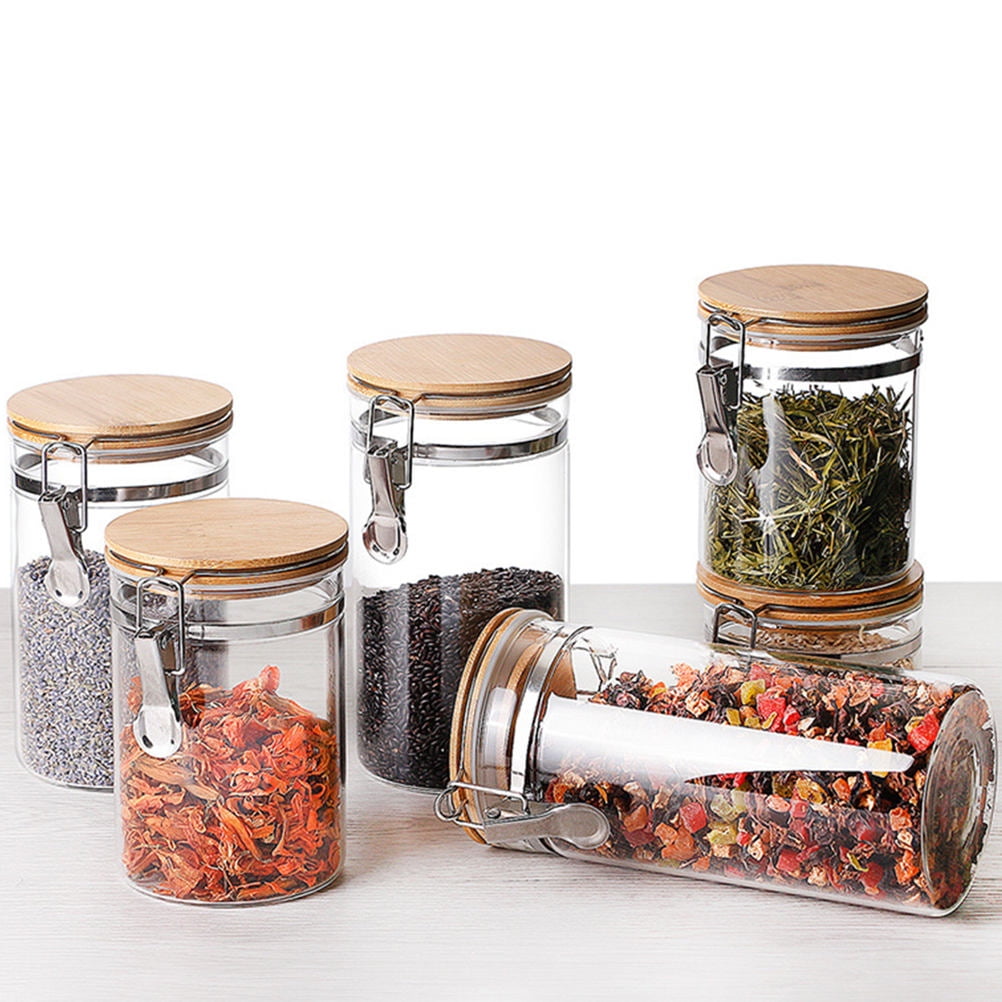 YSNOOWE 1Pcs Sealed Canister Glass Storage Jar With Airtight Lid For ...