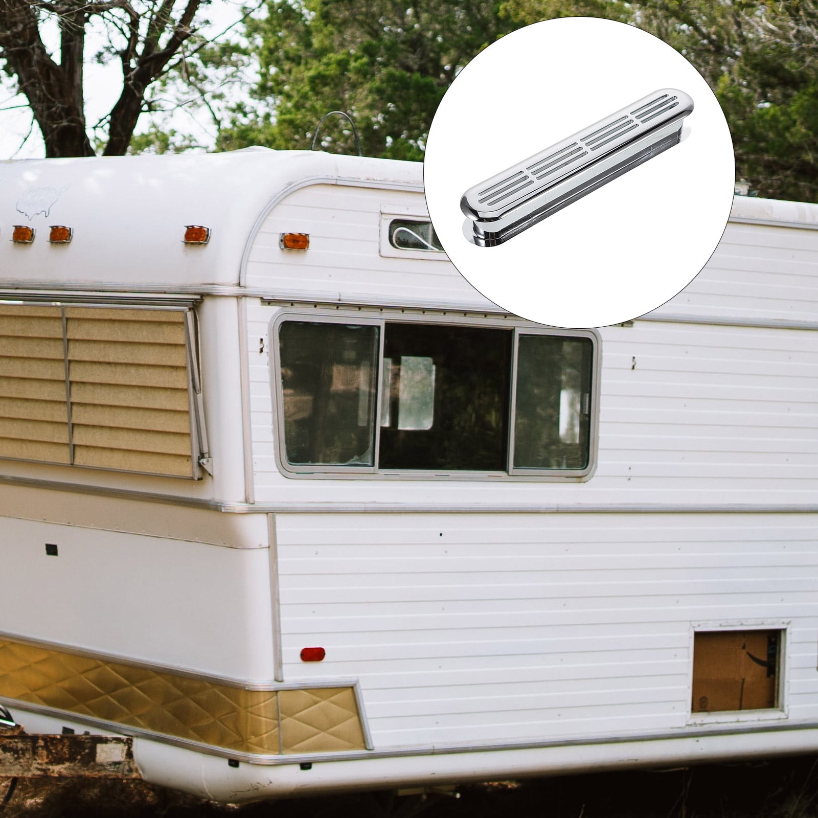 YSNOOWE 1Set Square Rv Air Vents Abs Material For Rv Bathroom And ...