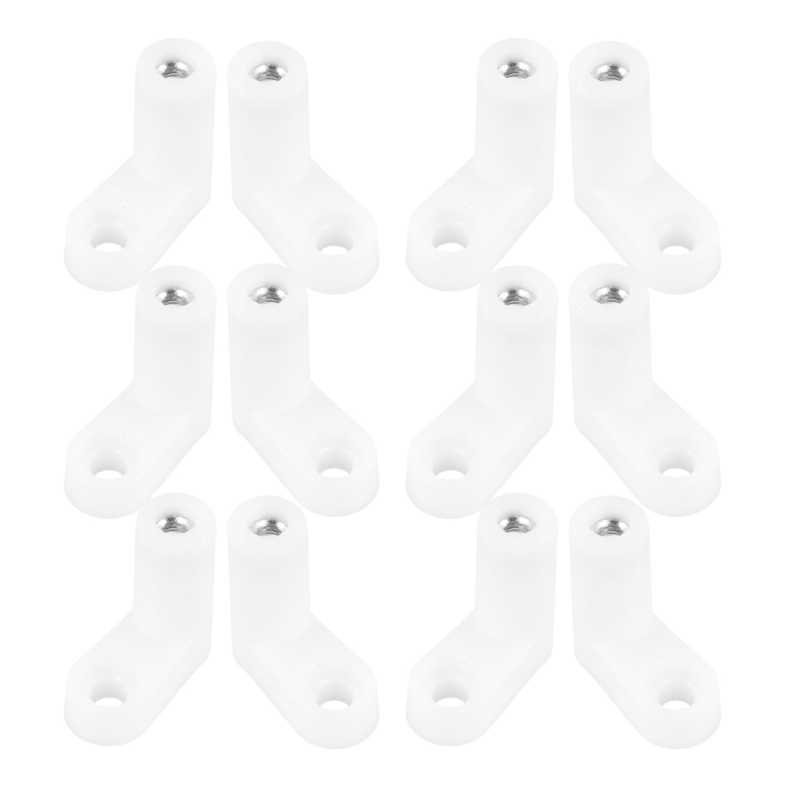 YSNOOWE 20Pcs White Plastic L Shape Screws For Arcade Gaming Console ...