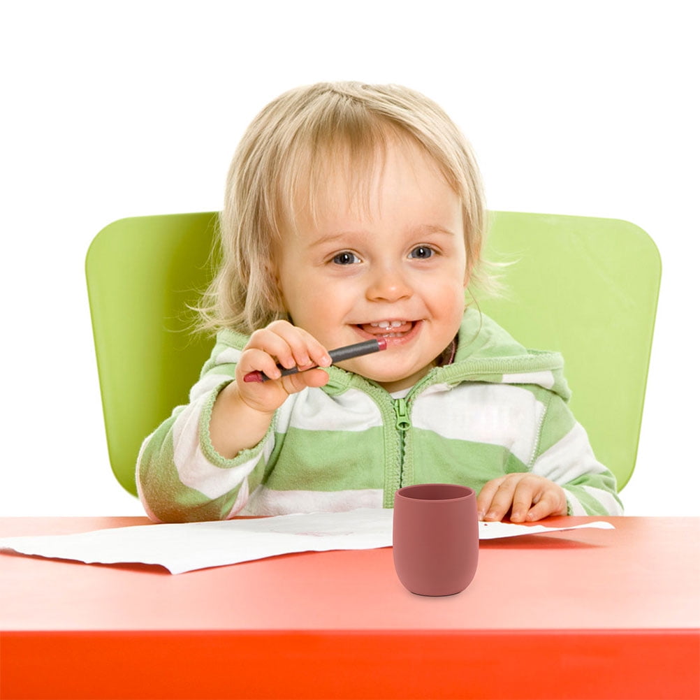 YSNOOWE 2Pcs Silicone Training Cup for Baby with Open Cup Design Heat ...