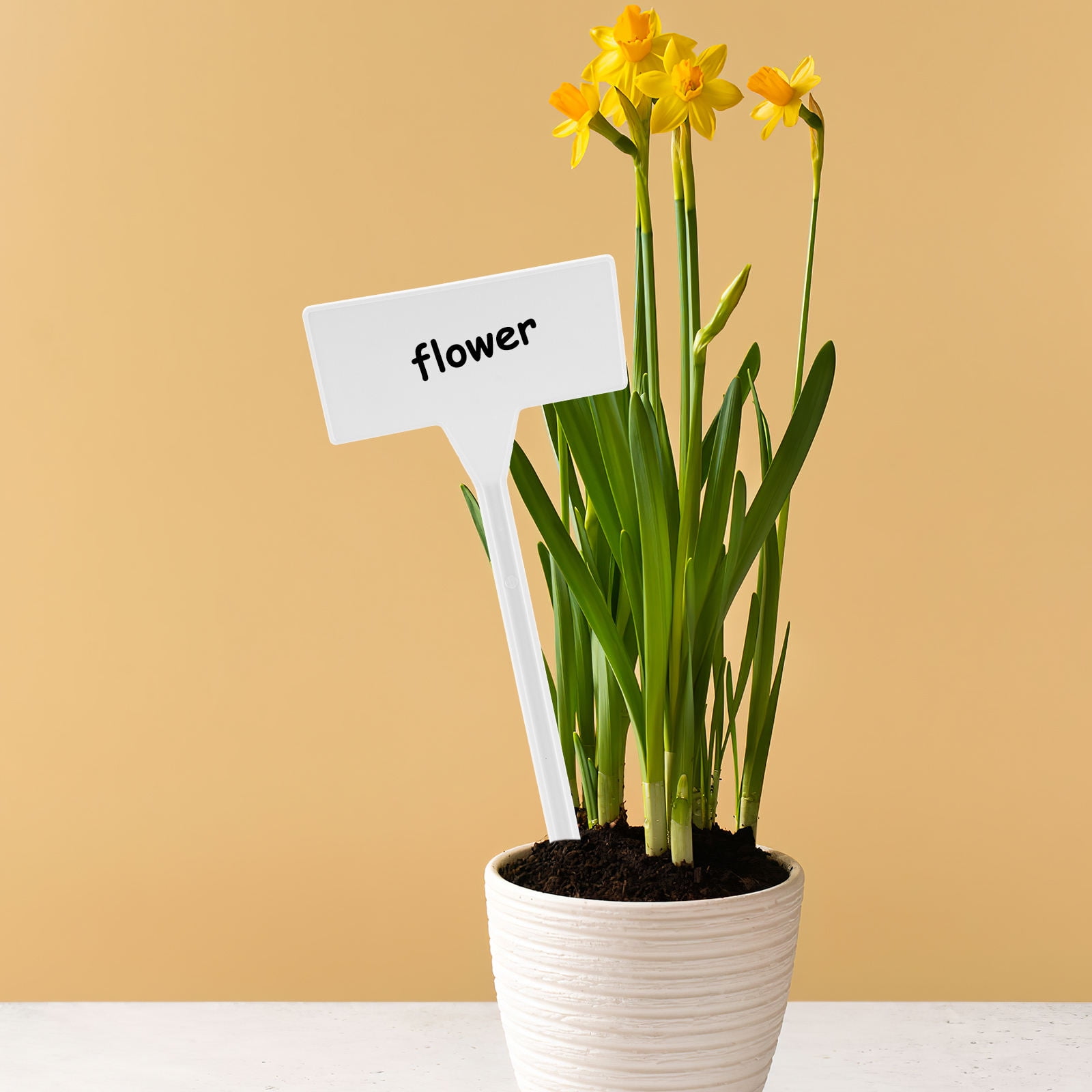 YSNOOWE 30Pcs Waterproof Tags for Labeling in White 11.8X3.5in Plastic ...