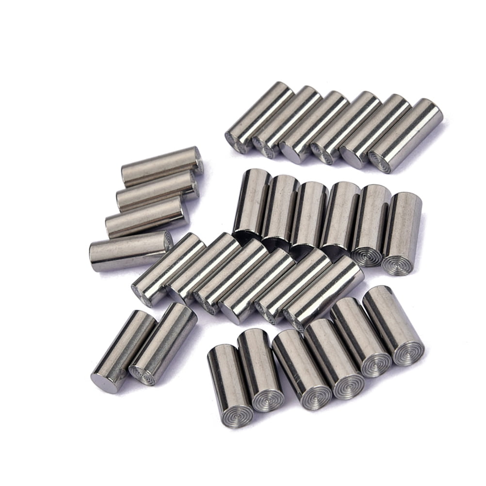 YSNOOWE 50Pcs Guitar Slug Rods Silver 18 x 7 x 7 Mm for Electric Guitar ...