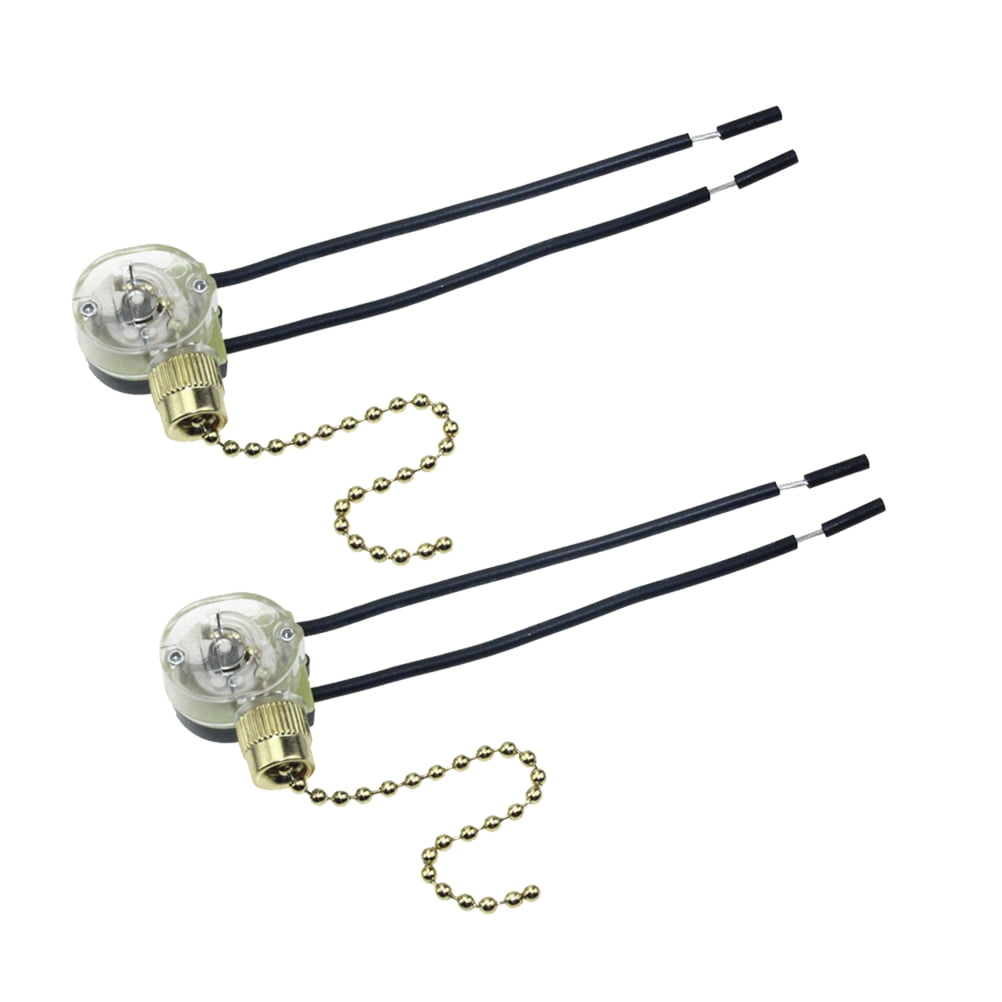 YSNOOWE Ceiling Light Pull Cord 1Pack Silver Translucent Pull-chain ...