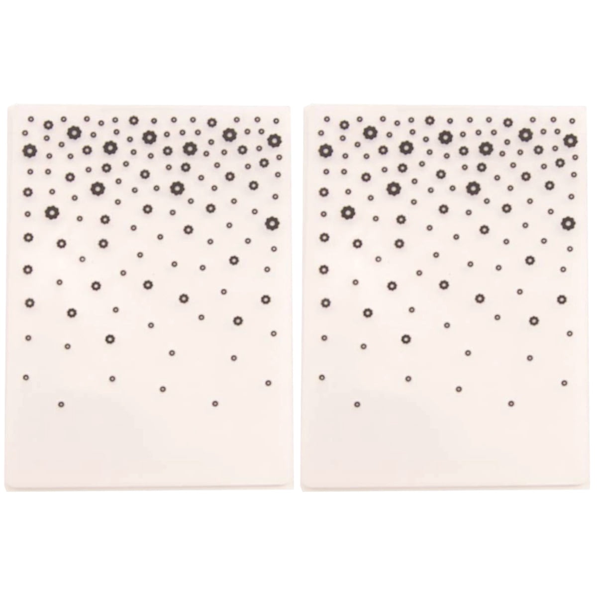 YSNOOWE Embossing Stencil Plastic 2Pcs 4.1x5.7x0.2In For Scrapbooking ...