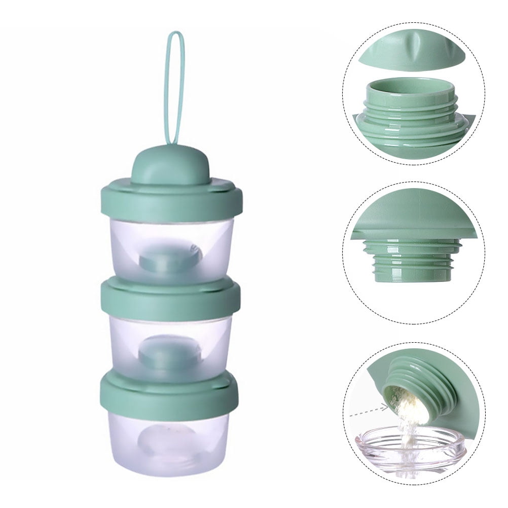 YSNOOWE Parents Portable Storage Box 18X8cm TPE PP Milk Powder ...