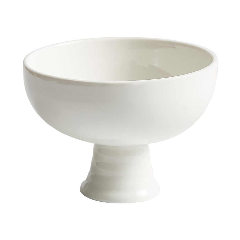 YSNOOWE Ceramic Footed Food Bowl 1Pack 5 Inches - Walmart.com