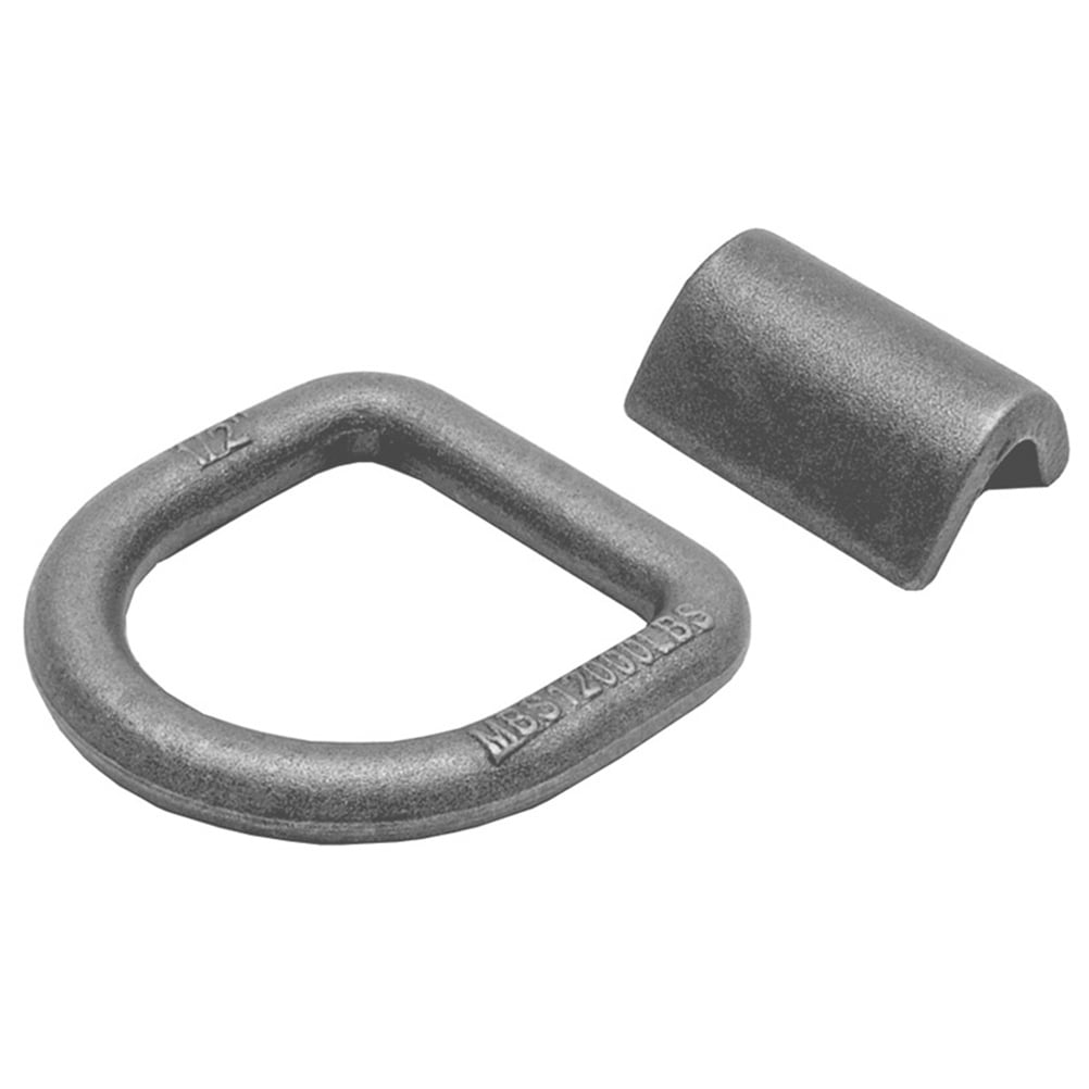 YSNOOWE Trailer D-Ring Tie Down Anchors 1Set D Shape for Truck Bed Iron ...