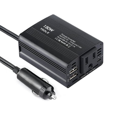 Yowal 1500W Power Inverter for Vehicles DC 12V to 110V AC Car Inverter ...