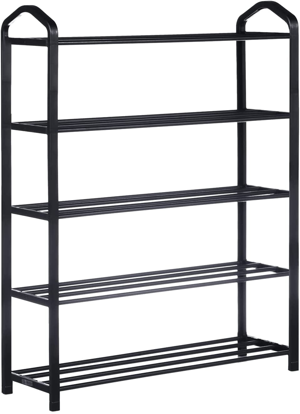 YSSOA 5-Tier Stackable Shoe Rack, 15-Pairs Sturdy Shoe Shelf Storage ...