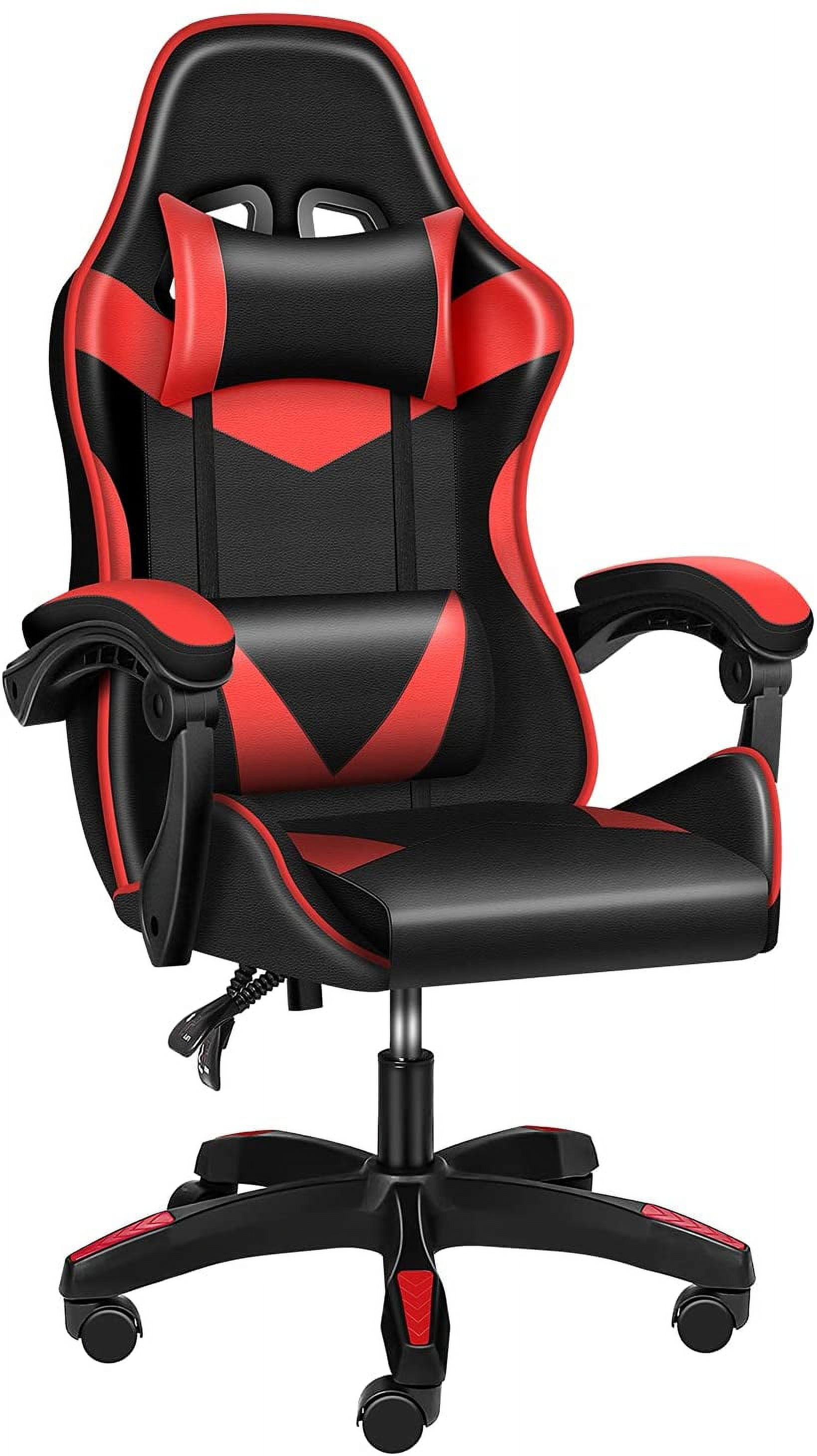 YSSOA Gaming Chair, Office Chair High Back Computer Chair Leather ...