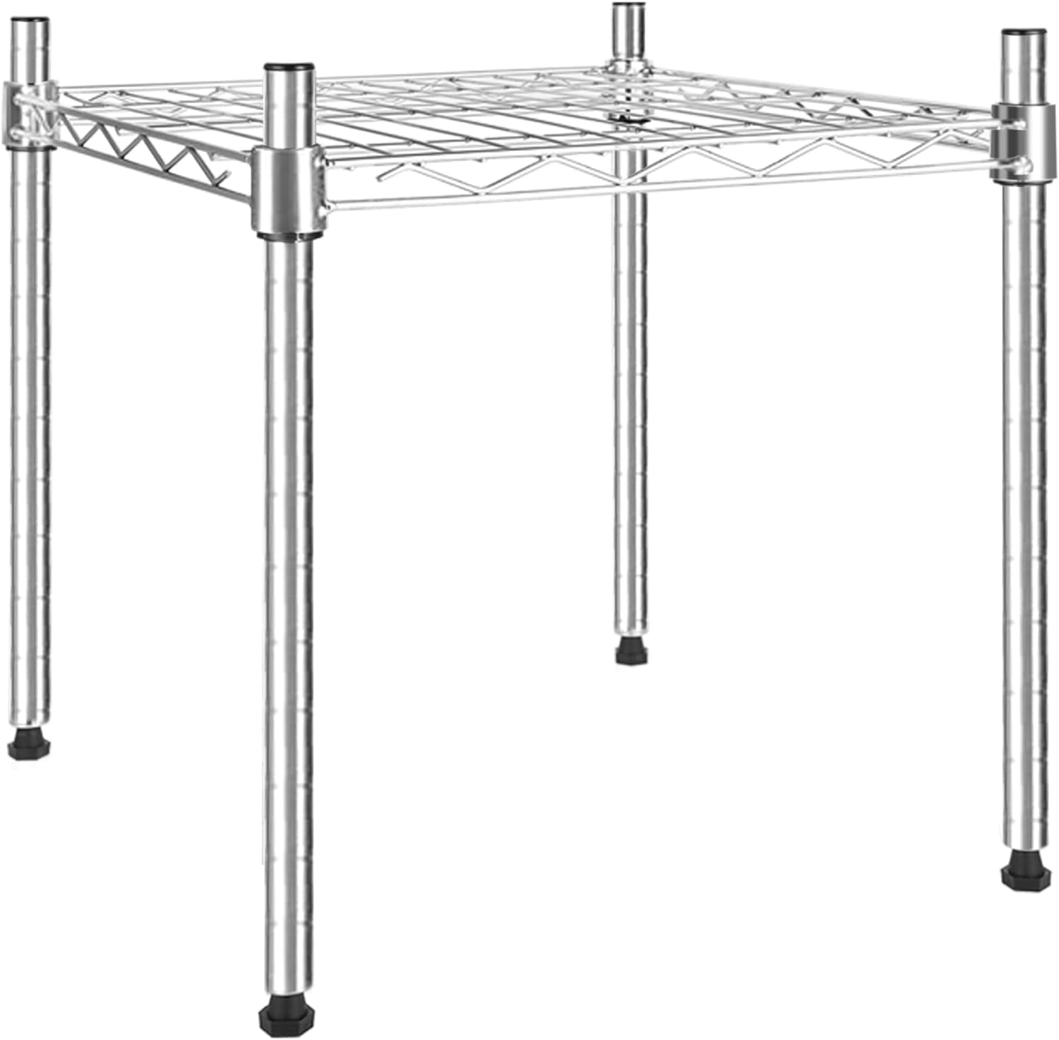 YSSOA Heavy Duty Shelving Unit, Wire Metal Stackable Storage, 1-Tier ...