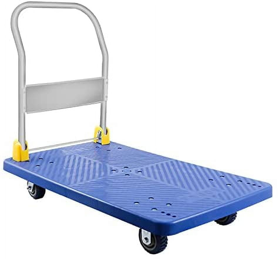 YSSOA Folding & Rolling Platform Cart Dolly, 1320lbs Capacity, 360 ...