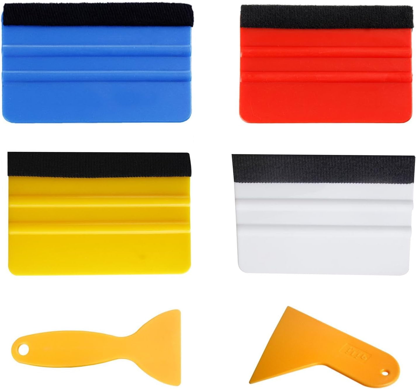 YSSTT3ANIG 6 Pack Vinyl Scraper with Felt Edge, Glass Film Decal ...