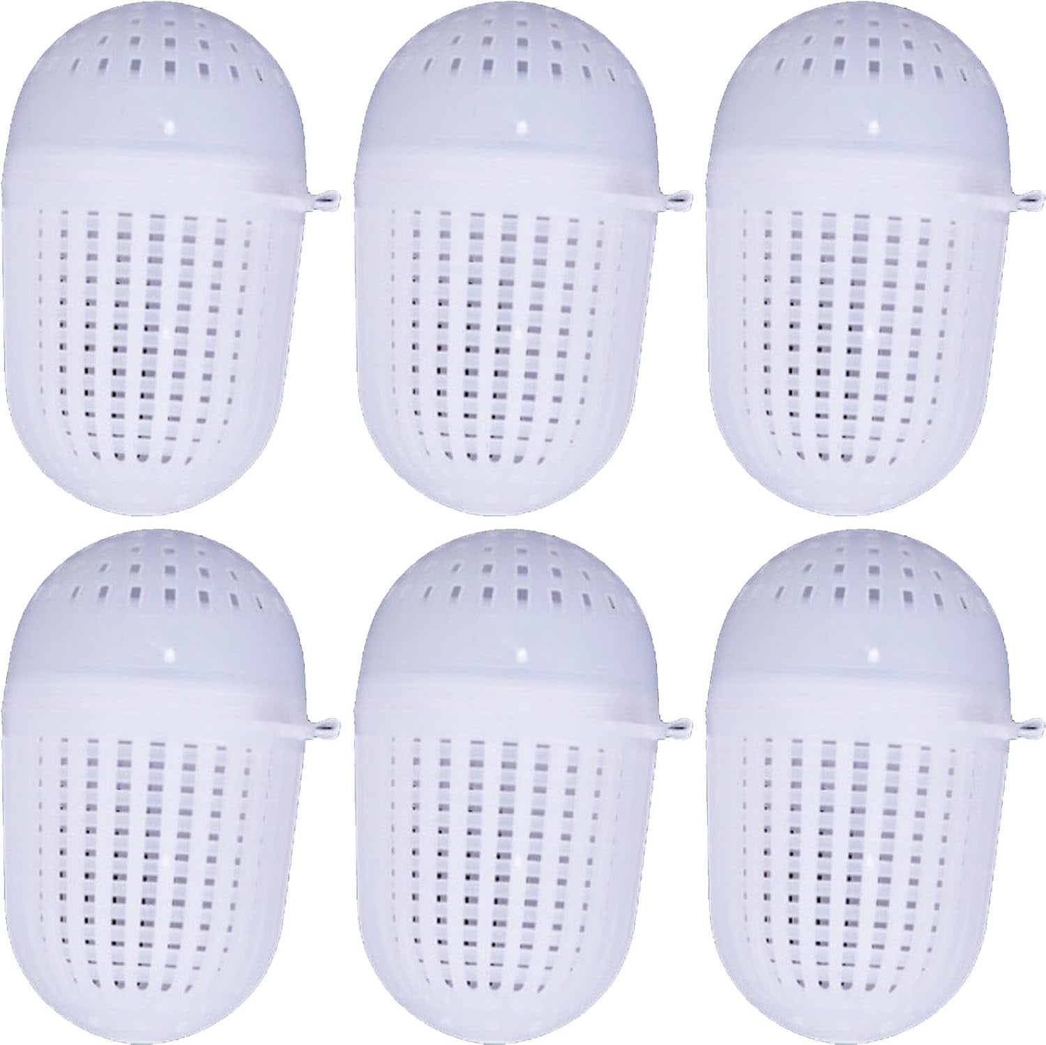 YSSTT3ANIG 6 Pieces Bait Bag Bait Box Fishing Bait Cage Trap Plastic ...