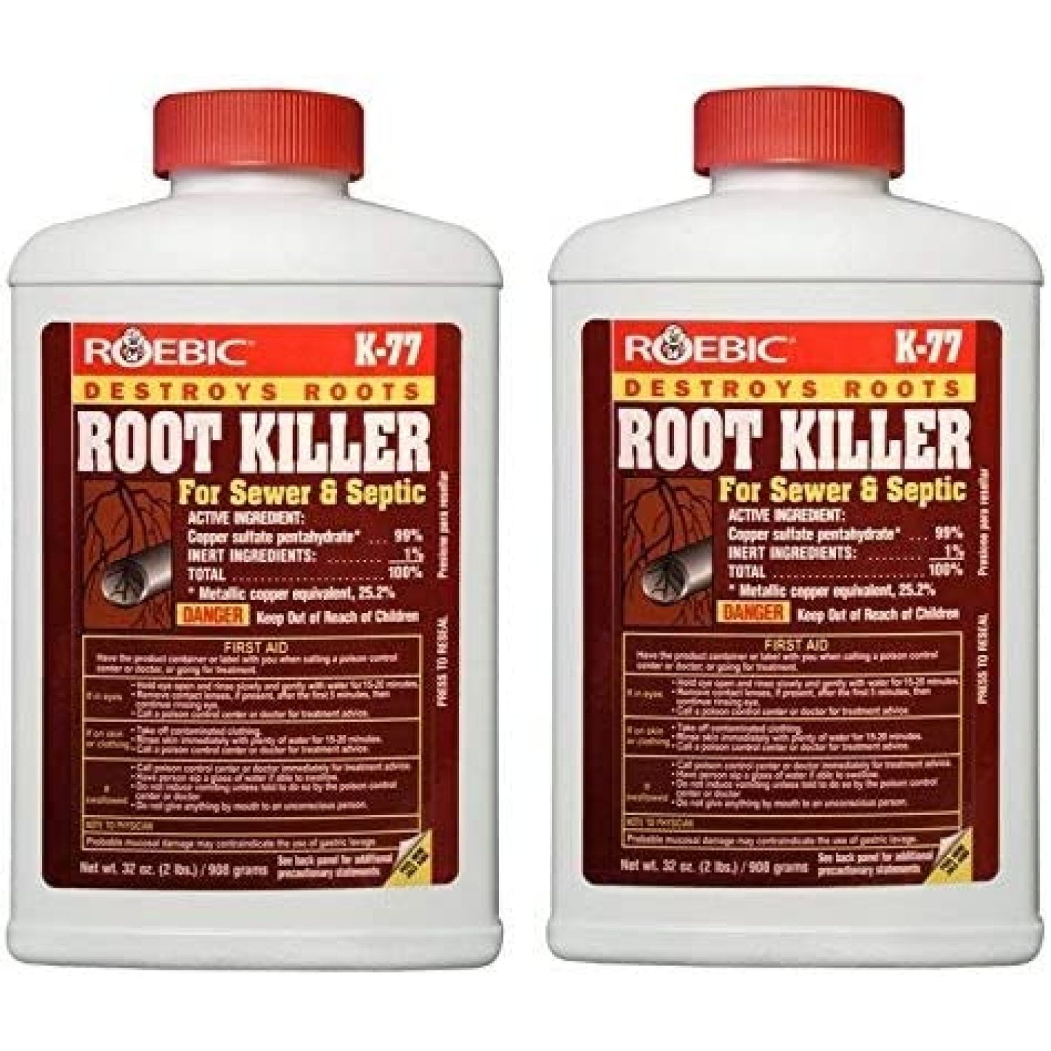 YSSY K-77 Root Killer, 32OZ (1, 2 Pack - Walmart.com