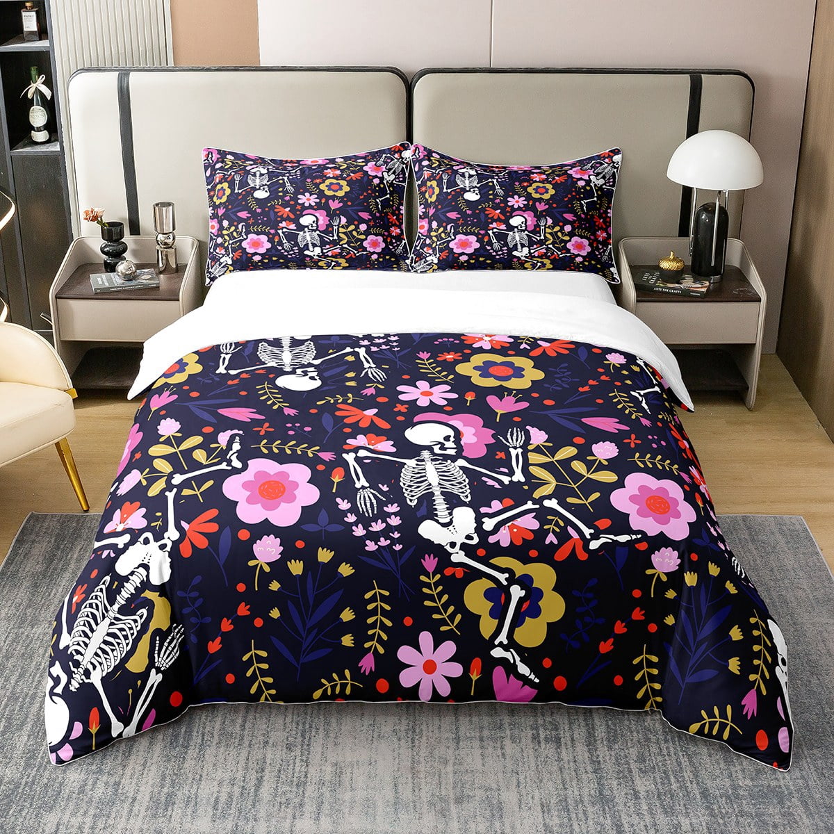 Erosebridal 100% Cotton 60S 70S Style Bedding Set Twin Size Groovy ...