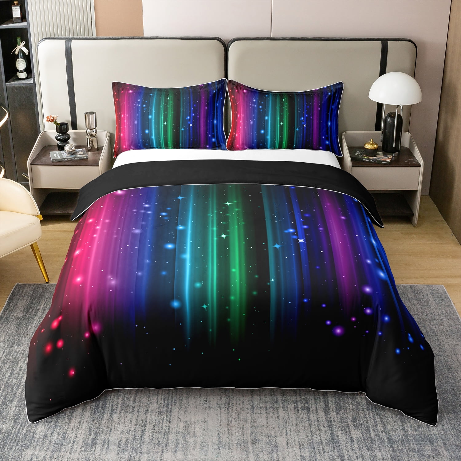 Erosebridal 100% Natural Cotton Abstract Ombre Comforter Cover Twin ...