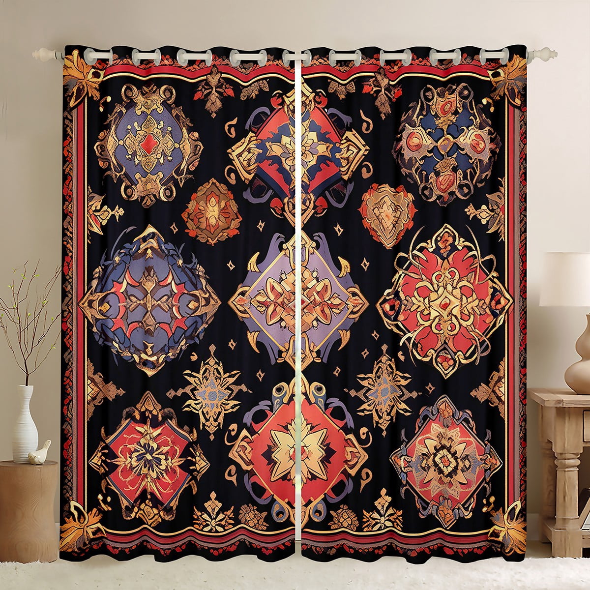 YST 30%-50% Blackout Curtains European-Style Curtains - Victorian ...