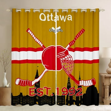 Ohio State Buckeyes 100% Cotton, 84" x 15" Curtain Valance, 1 Panel ...