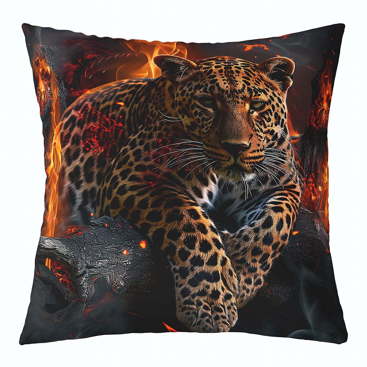 3D Cheetah Printed Throw Pillow Cover,Leopard for Woman Pillow Cover ...